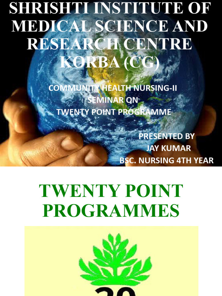 Twenty Point Programme | PDF