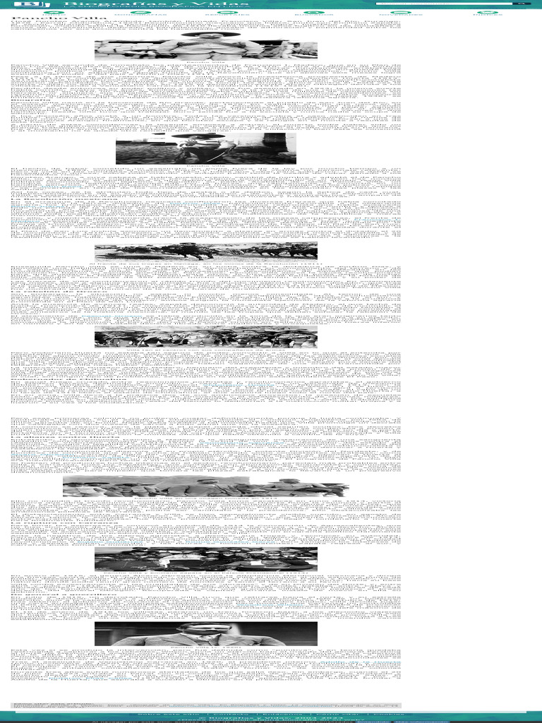 Biografia de Pancho Villa | PDF