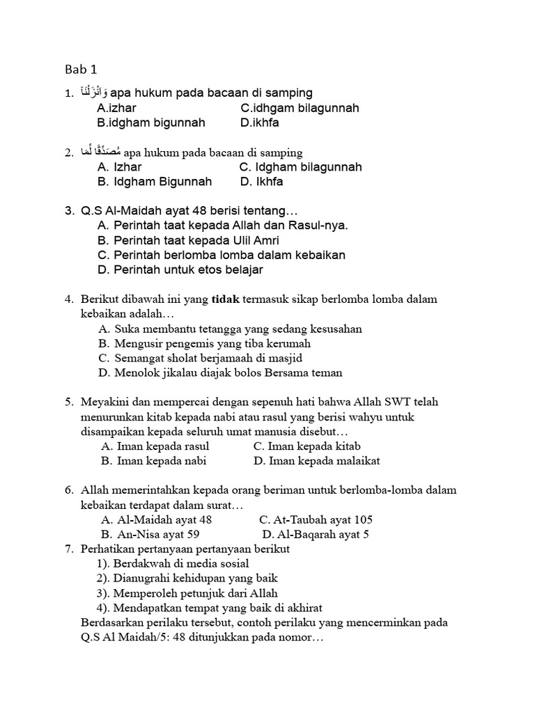 Kaila Syahzada 10.2 PAI | PDF