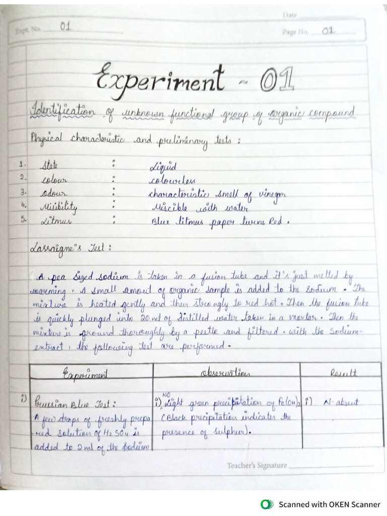 Practical - Experiment 1 | PDF