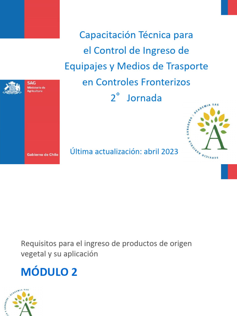 Módulo 2 Capacitación Técnica CCFF 2023 | PDF