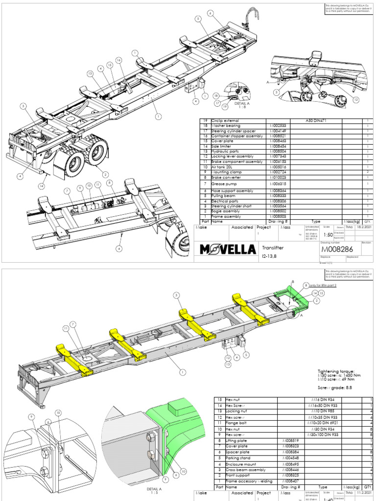 Movella Translifter Parts and Maintenance | PDF