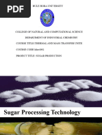 Sugar Manufacturing Process Chart | PDF