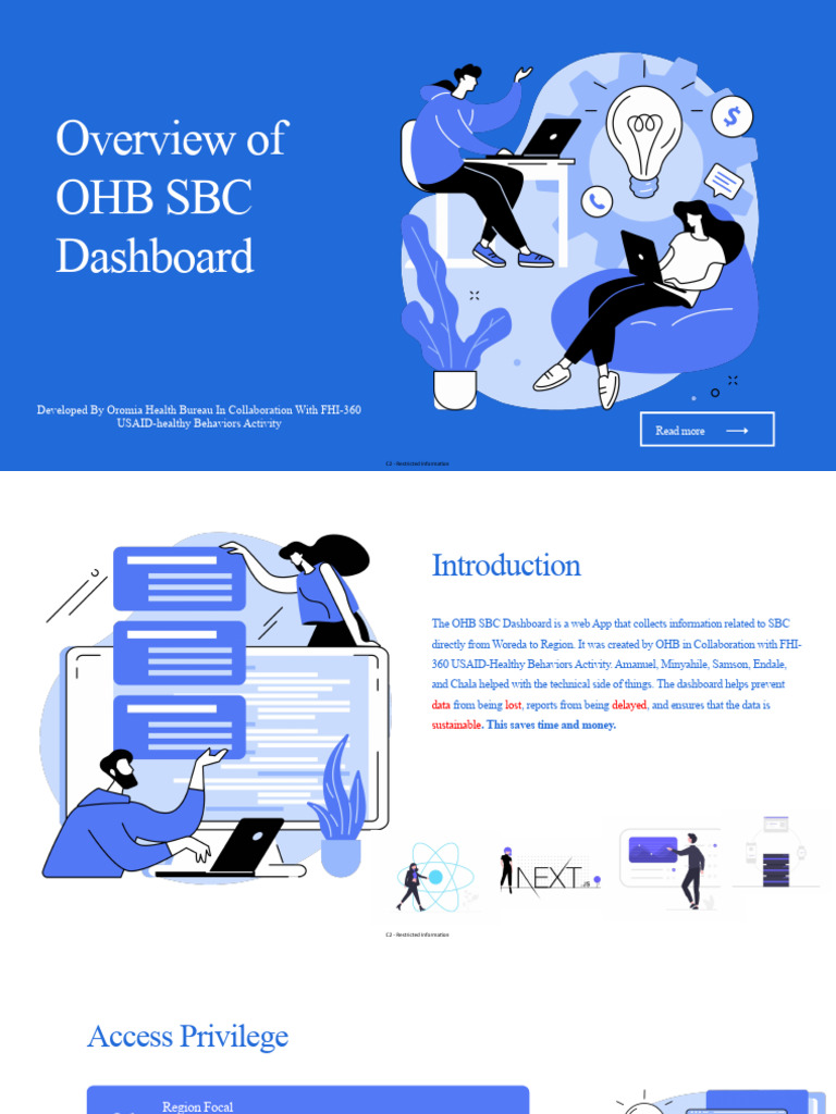 OHB SBC Dashboard | PDF | Mobile App | Information