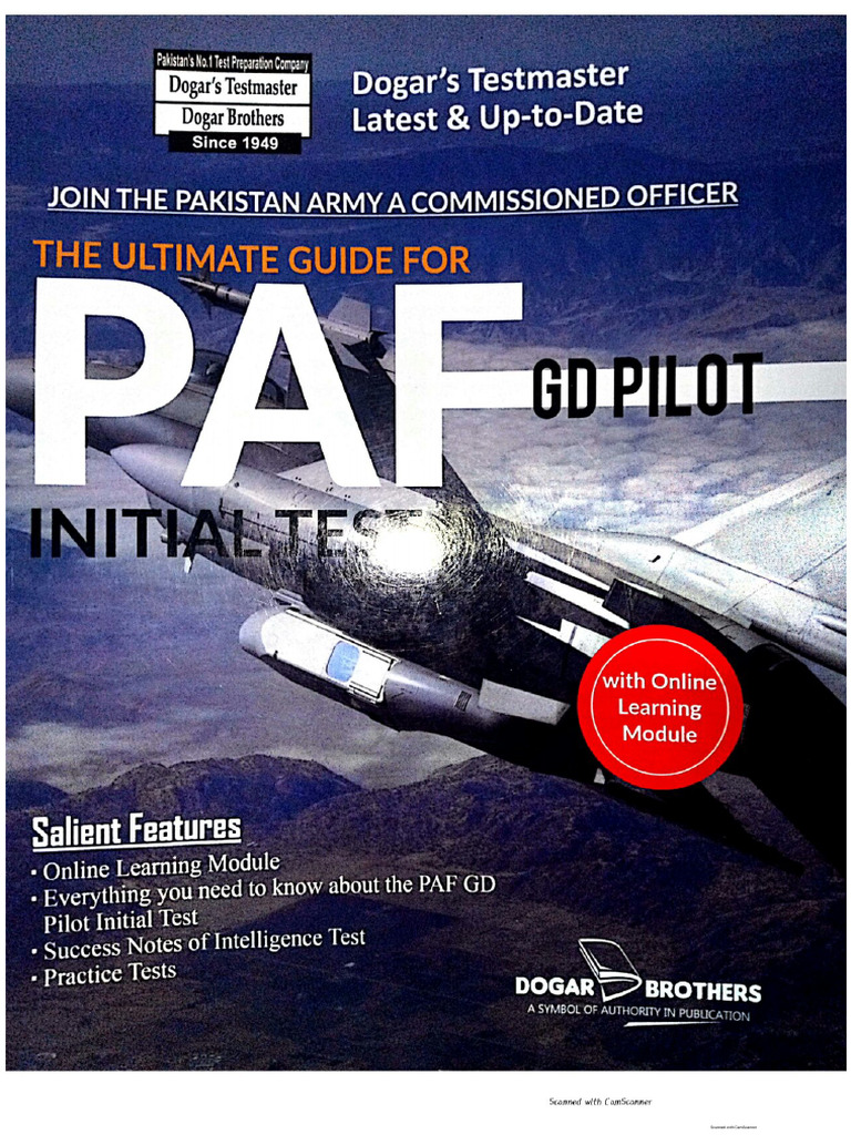 Dogars Test Masters For PAF GDP-AD-A&SD | PDF