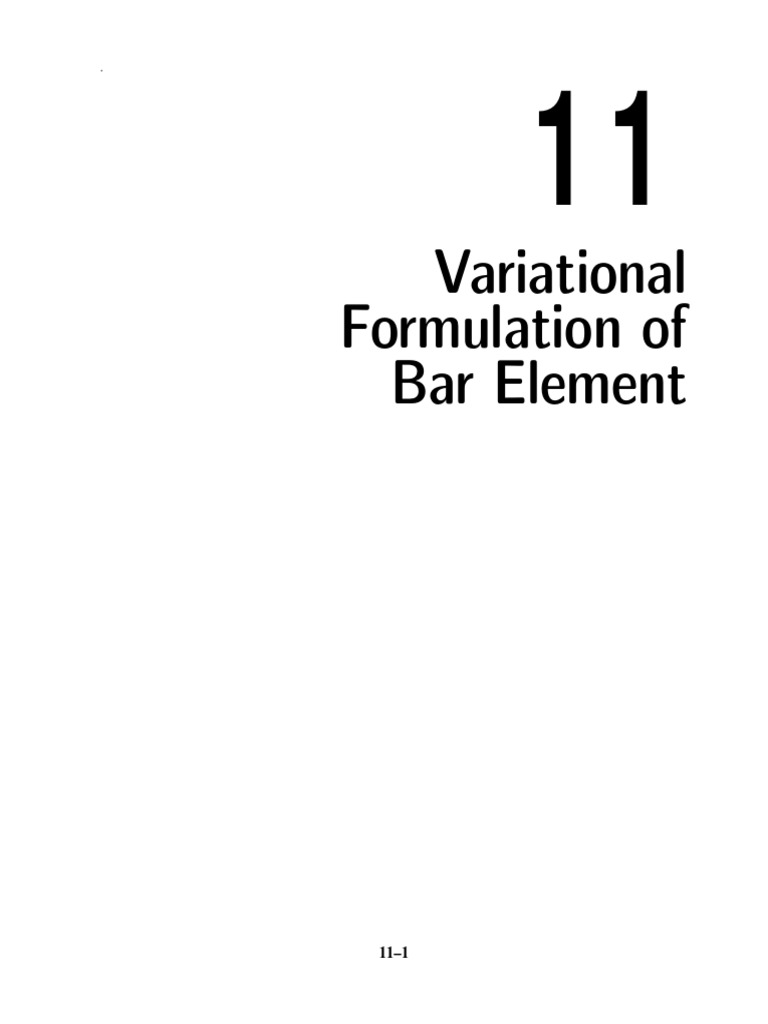 IFEM Ch11 | PDF | Finite Element Method | Calculus Of Variations