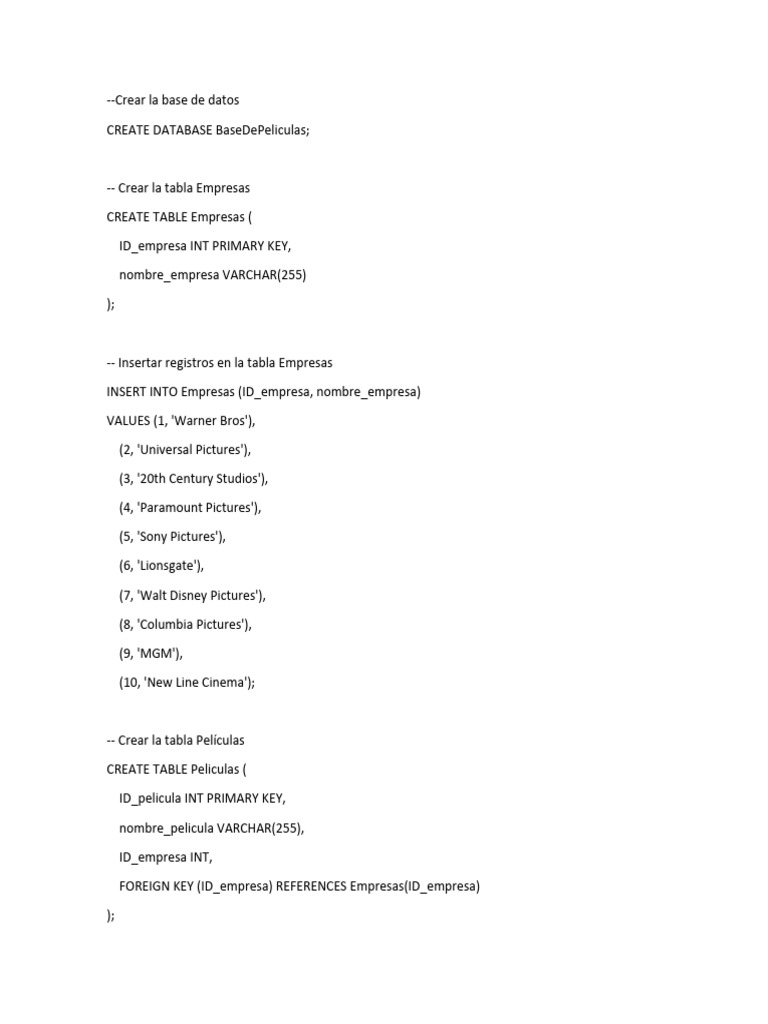Ejercicios SQL Server | PDF Ejercicios SQL Server | PDF
