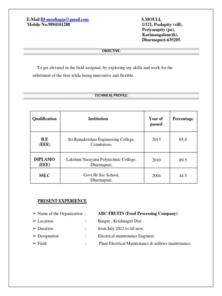 Naukri MouliShanmugam (9y 0m) | PDF