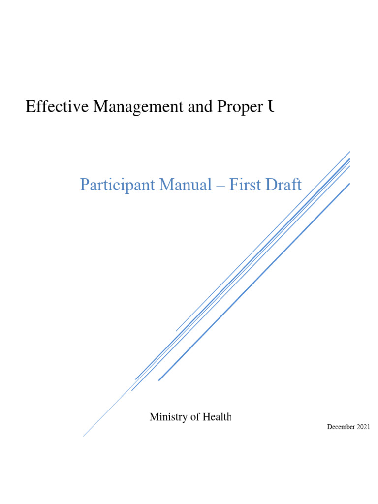 Participant Manual Pharmacy Professional March 2022-Update | PDF