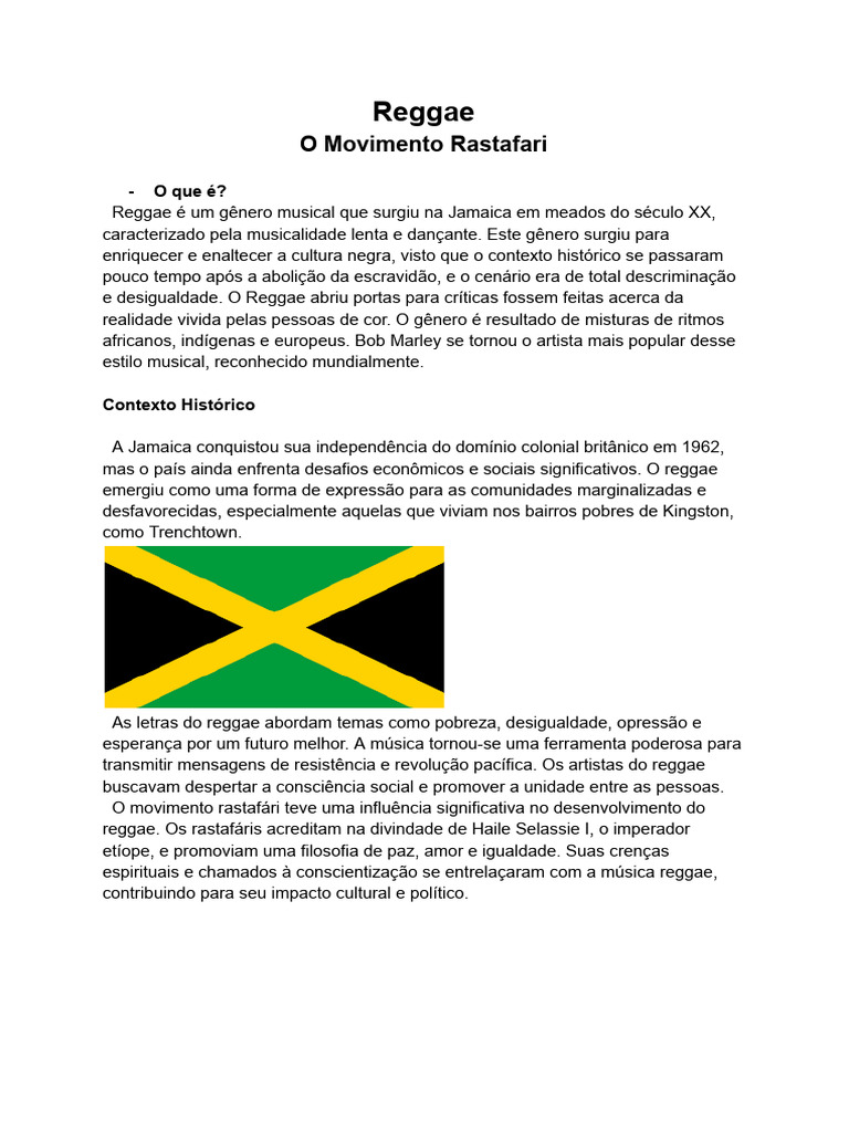 Reggae | PDF | Arte
