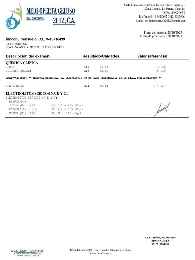 Resultados de Consuelo | PDF
