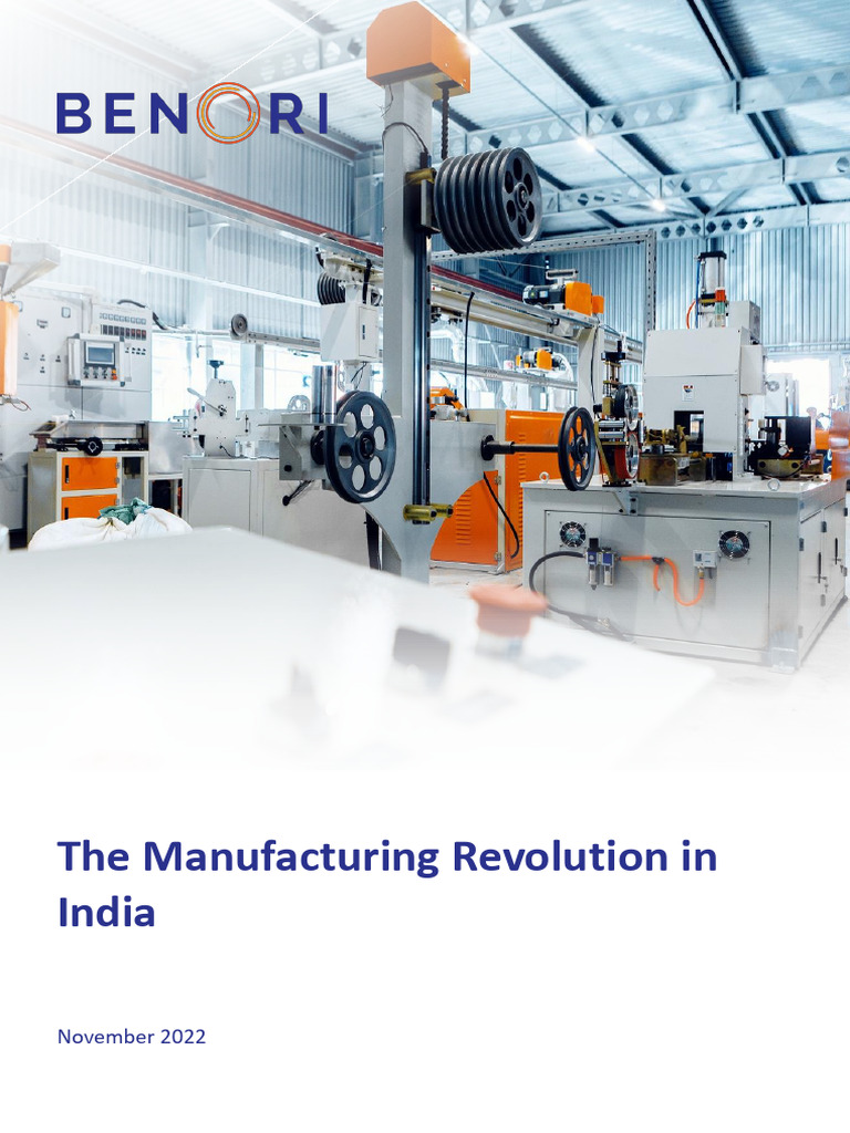 Manufacturing Revolution in India Benori | Download Free PDF | Economies