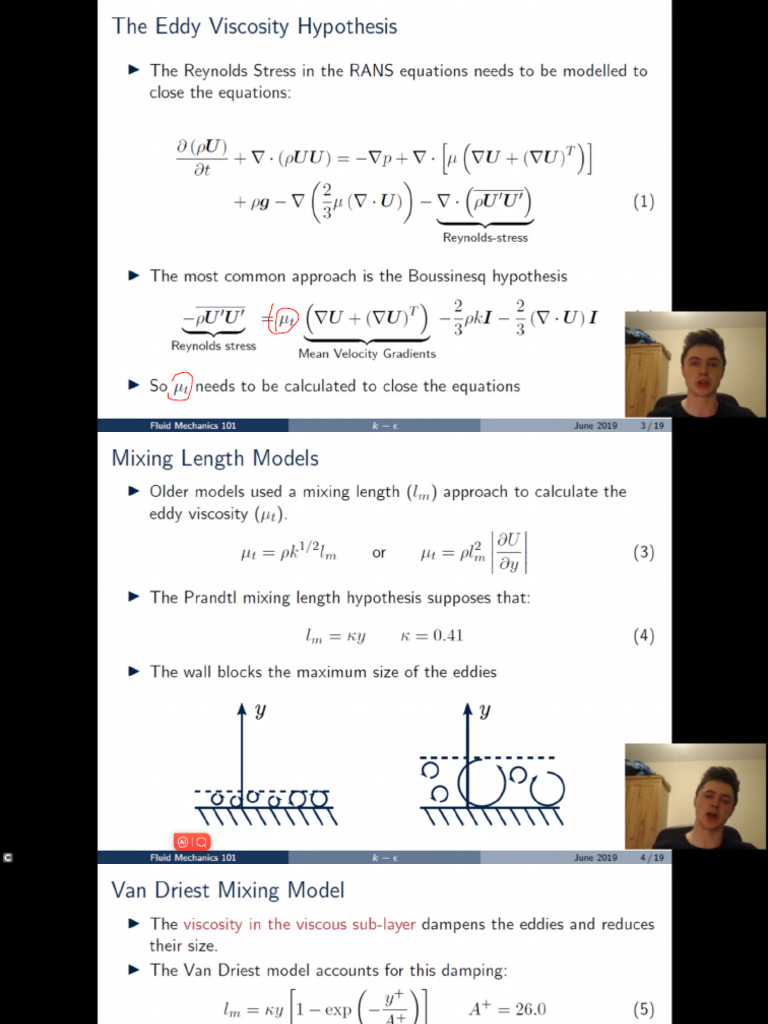 The K - Epsilon Turbulence Model | PDF