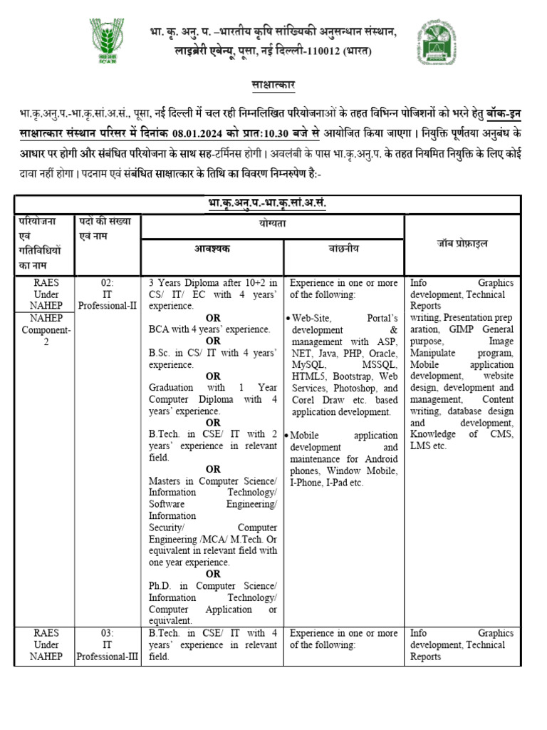 IT Professional Job Openings 2024 | PDF | My Sql | Oracle Corporation