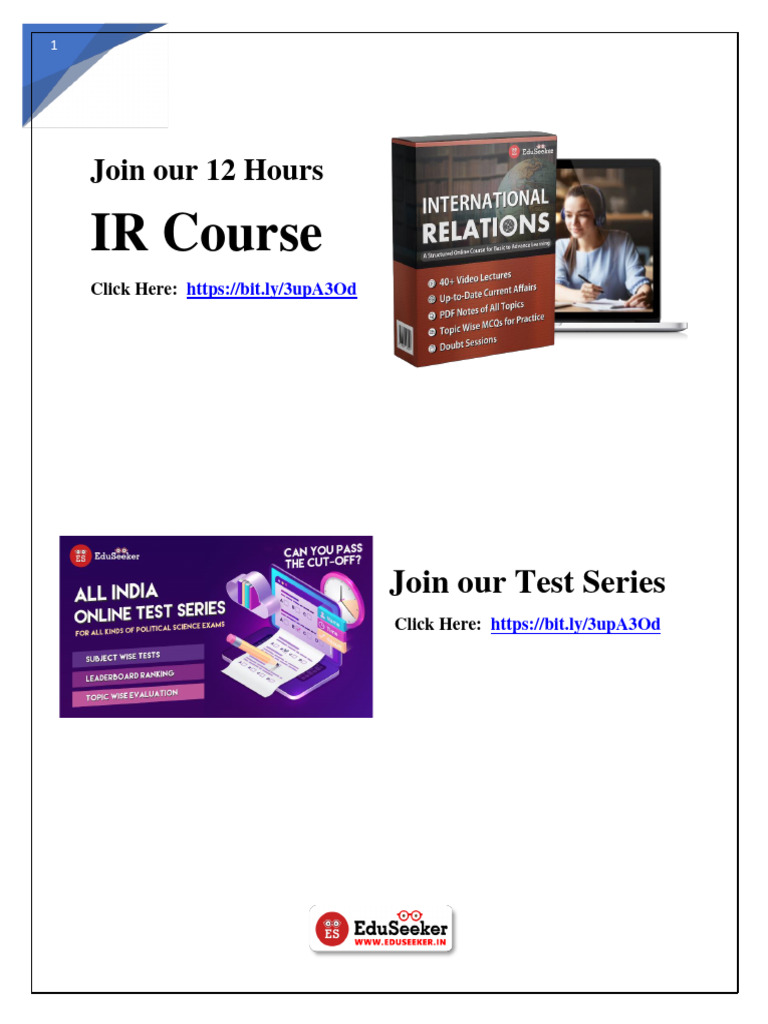 All Thinkers of Western Political Thought (WWW - Eduseeker.in) | PDF