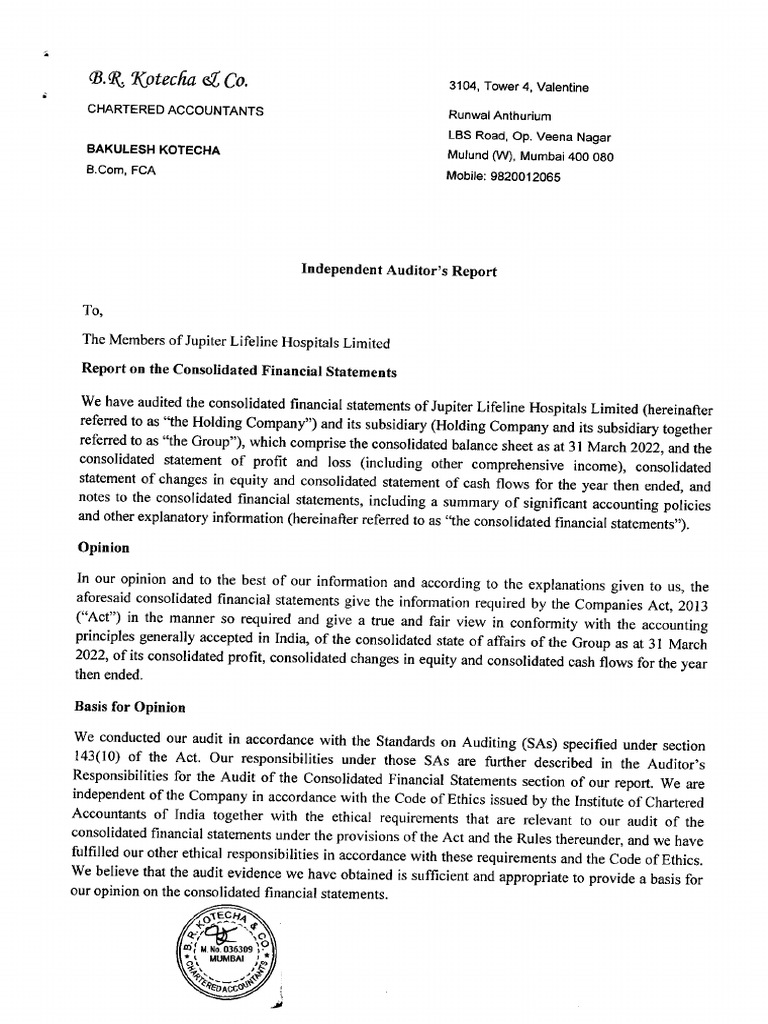 Consolidated-Balance-Sheet-2021-2022 | PDF