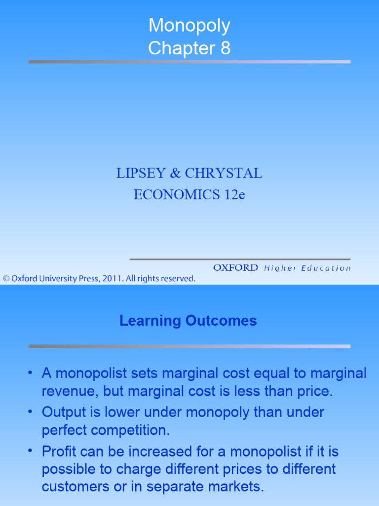 Lipsey PPT Ch08 | PDF