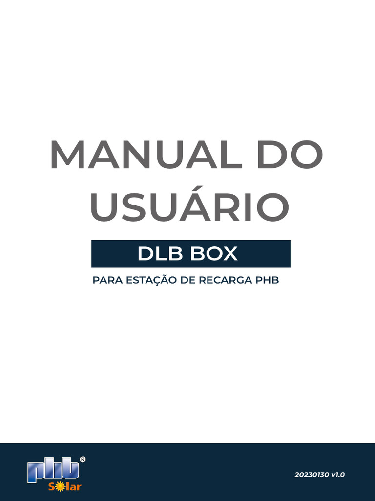 Manual Do Usuario DLB Box Rev1.0 | PDF