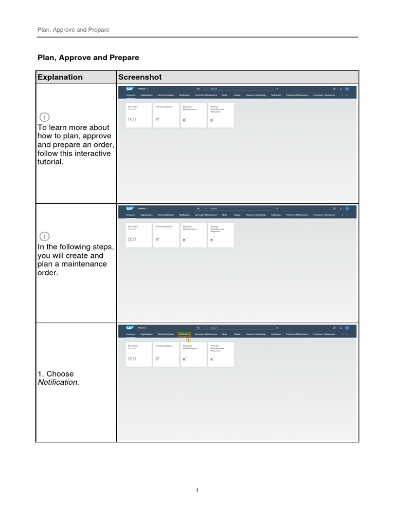 Plan, Approve and Prepare | PDF | Screenshot | Computing