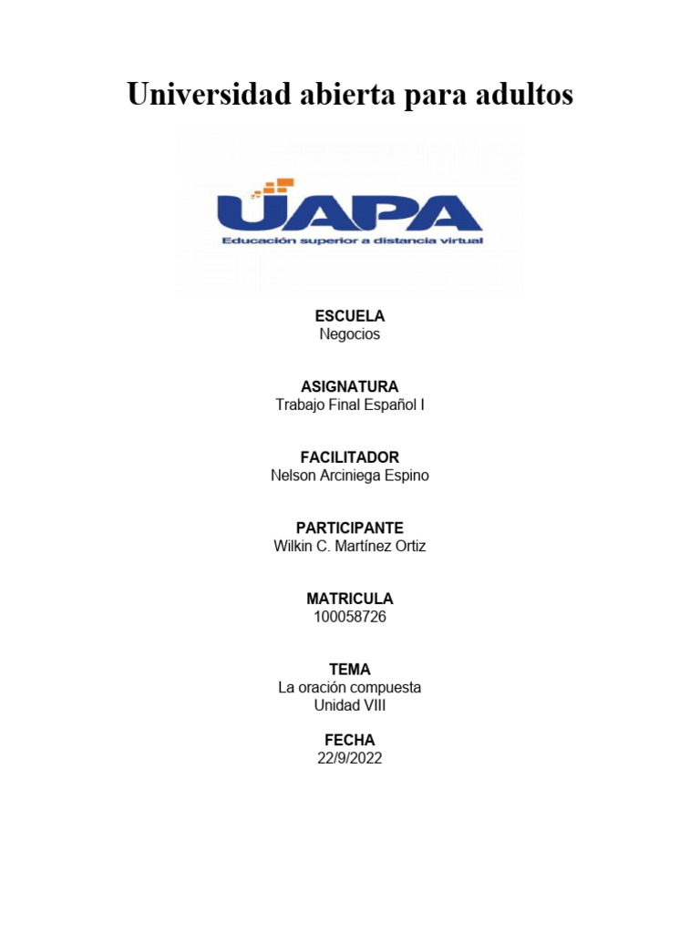 Trabajo Final de Español I | PDF | Lingüística