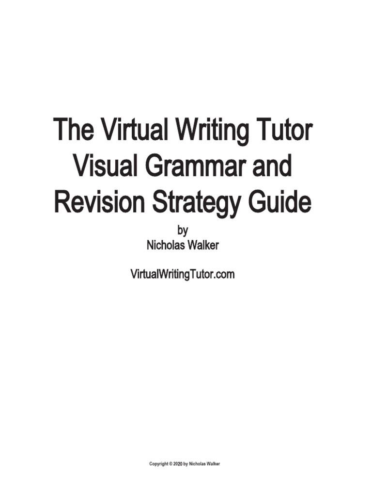 VWT-visual-grammar-and Revision-Strategy-Guide | PDF | Perfect (Grammar ...