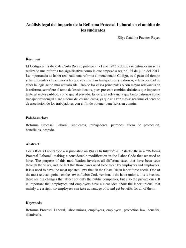 Codigo Laboral | PDF