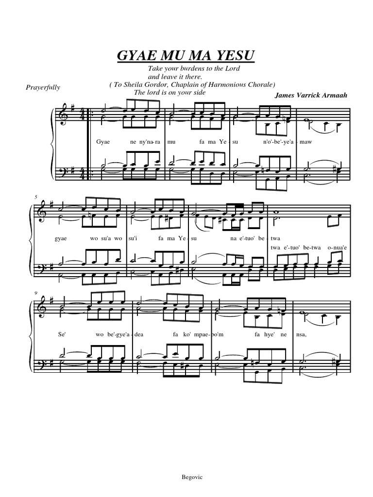 Gyae Mu Ma Yesu | PDF