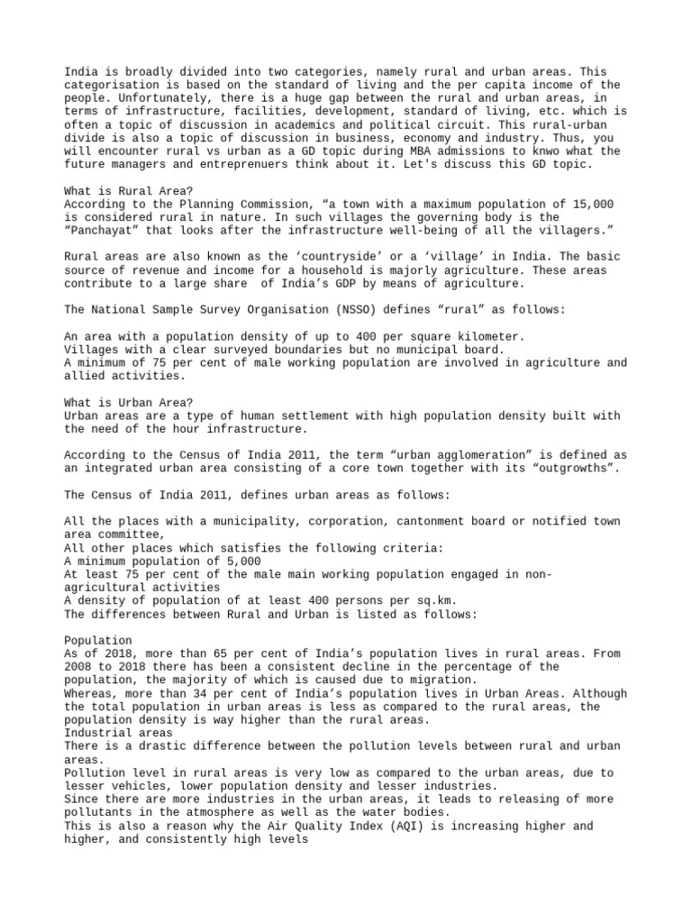 SAD RURALasignment | PDF