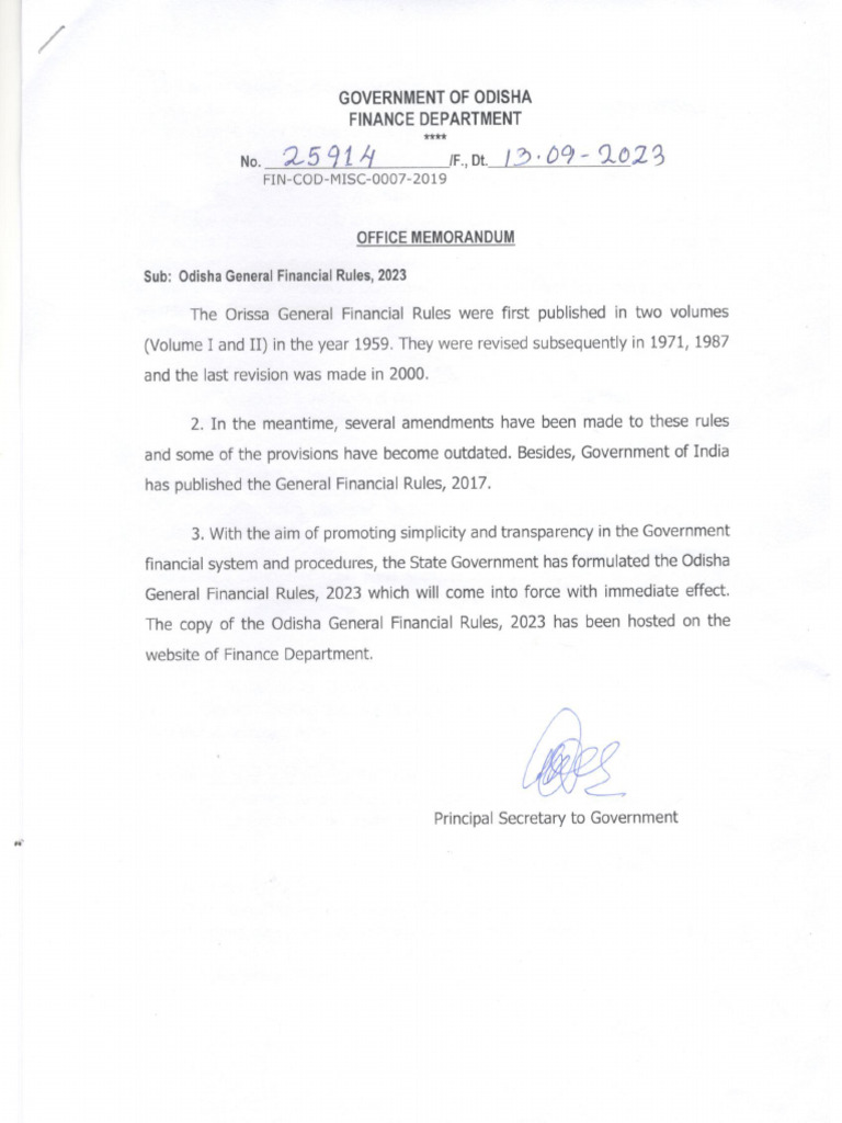 FDOM No 25914 Dated 13.09.2023 | PDF