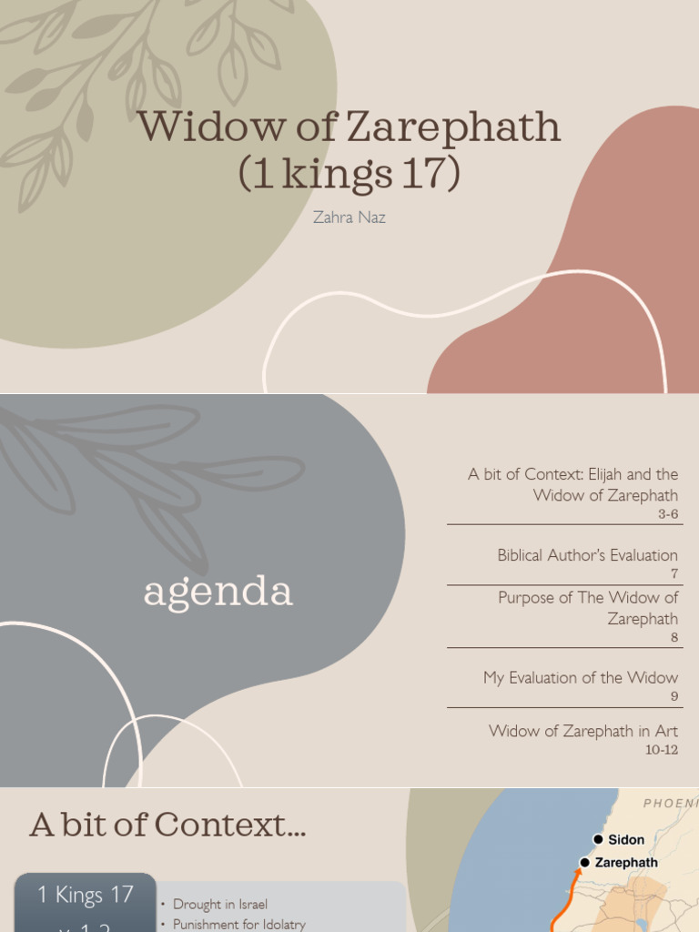 Insights on the Widow of Zarephath | PDF | Elijah | Books Of Kings