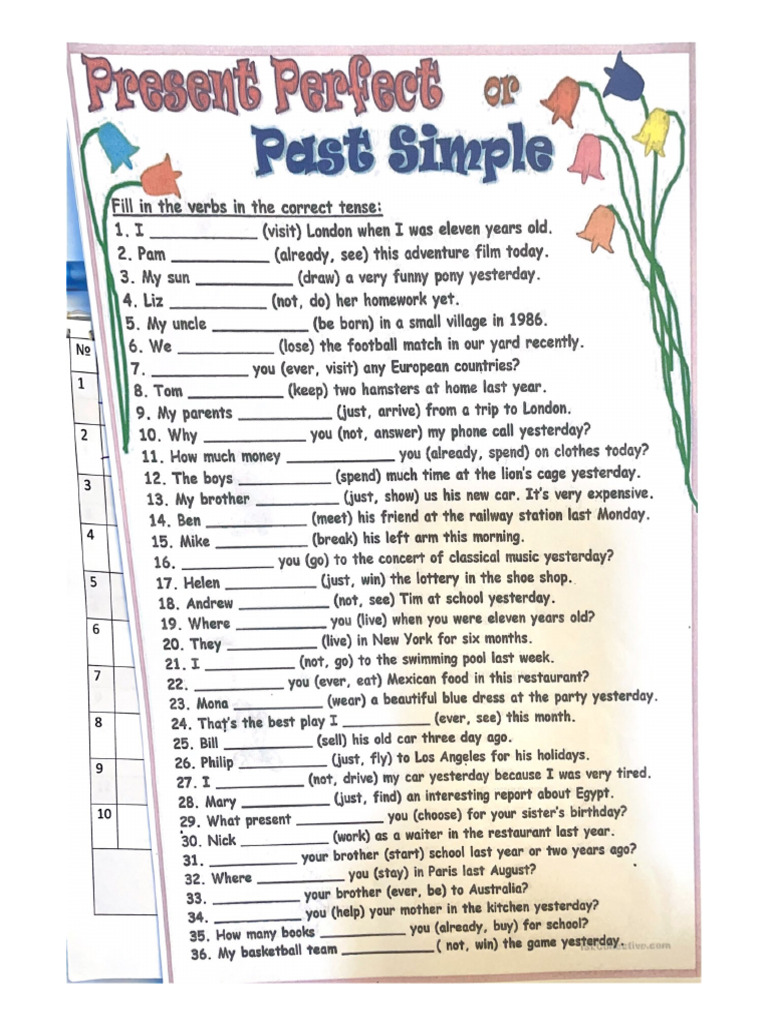 Past Simple | PDF