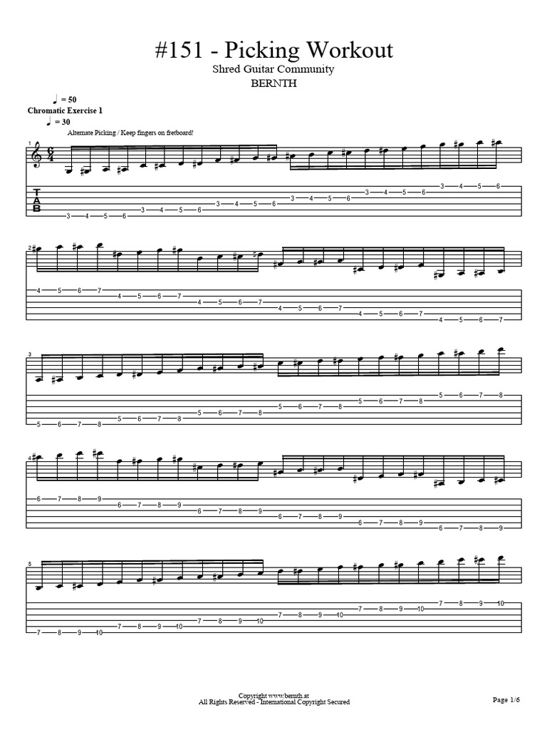 #151 - Picking Workout | PDF