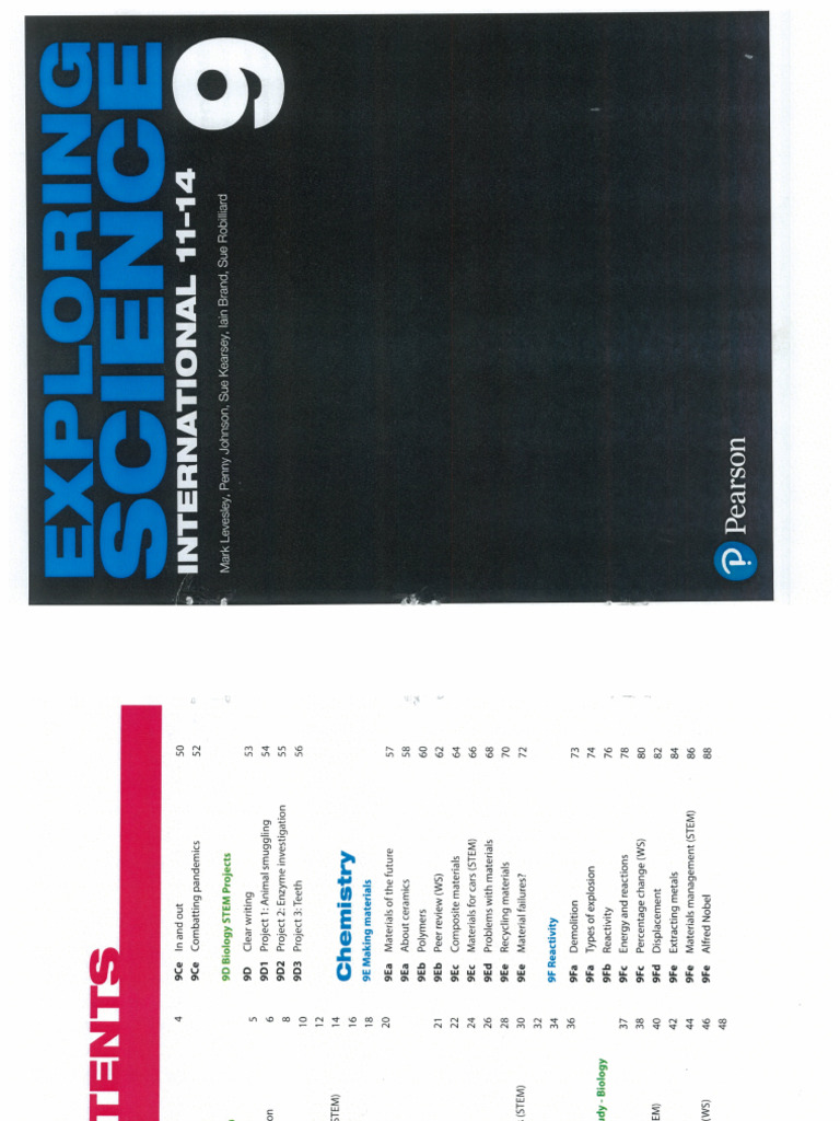Year 9 Exploring Science 9 Student Book | PDF