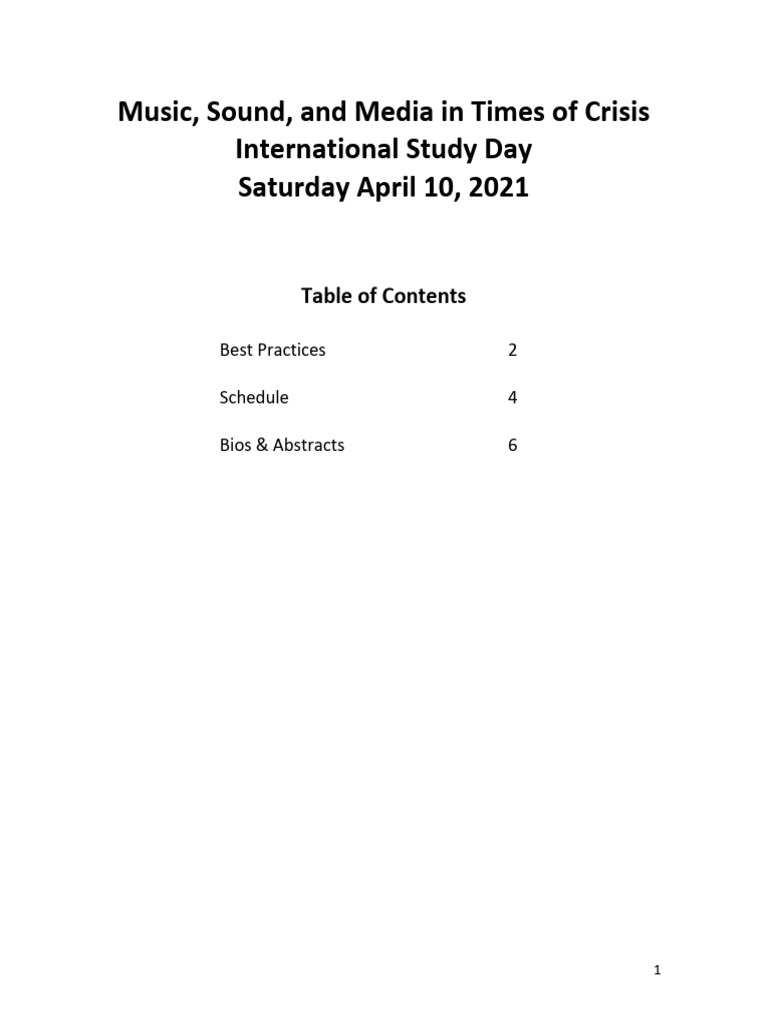 MITOC 2021 Booklet | PDF