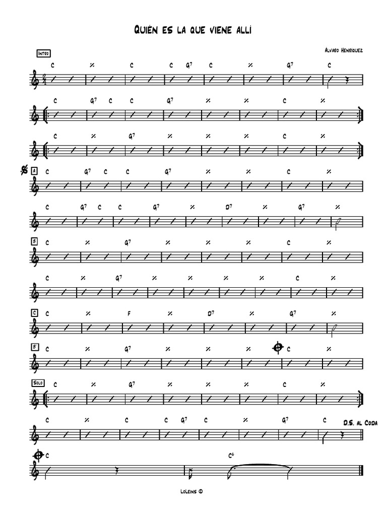 Quién Es La Que Viene Allí | PDF