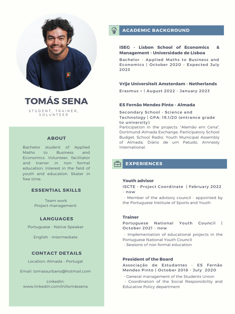 CV - Tomás Sena | PDF