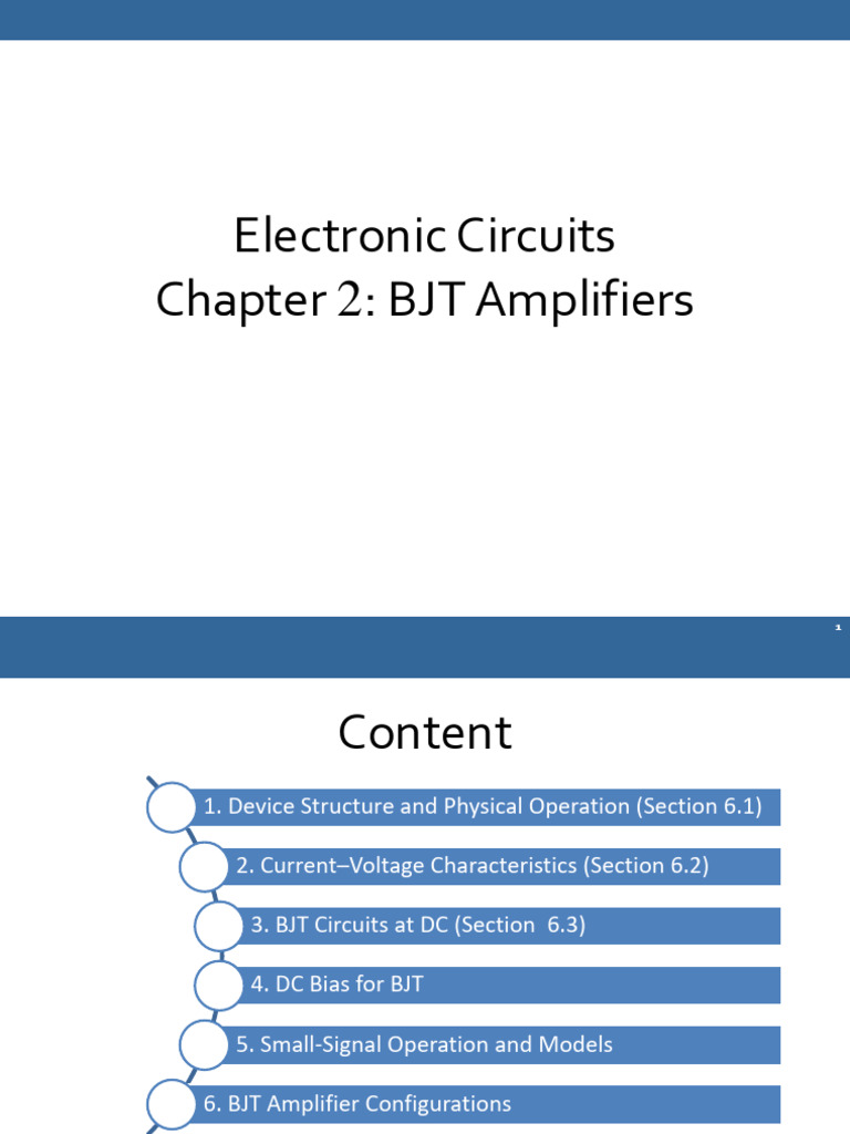 BJT Amplifiers | PDF
