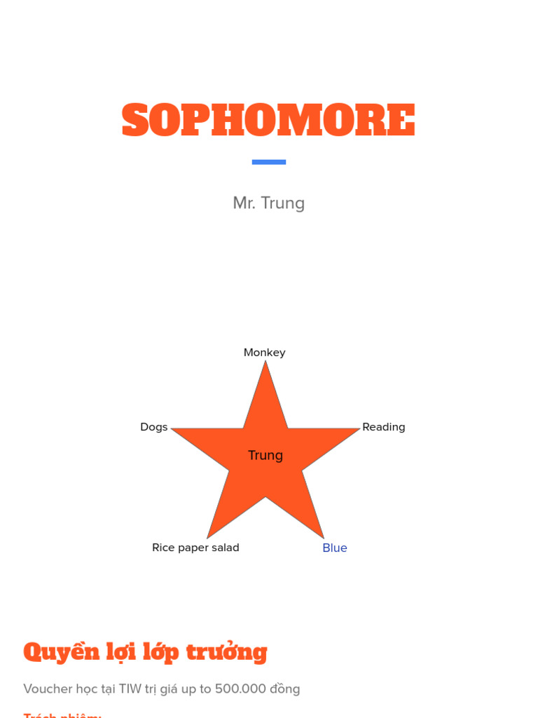Sophomore: Mr. Trung | PDF