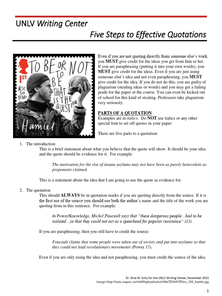 5 Steps To Effective Quotations | PDF | Philosophy