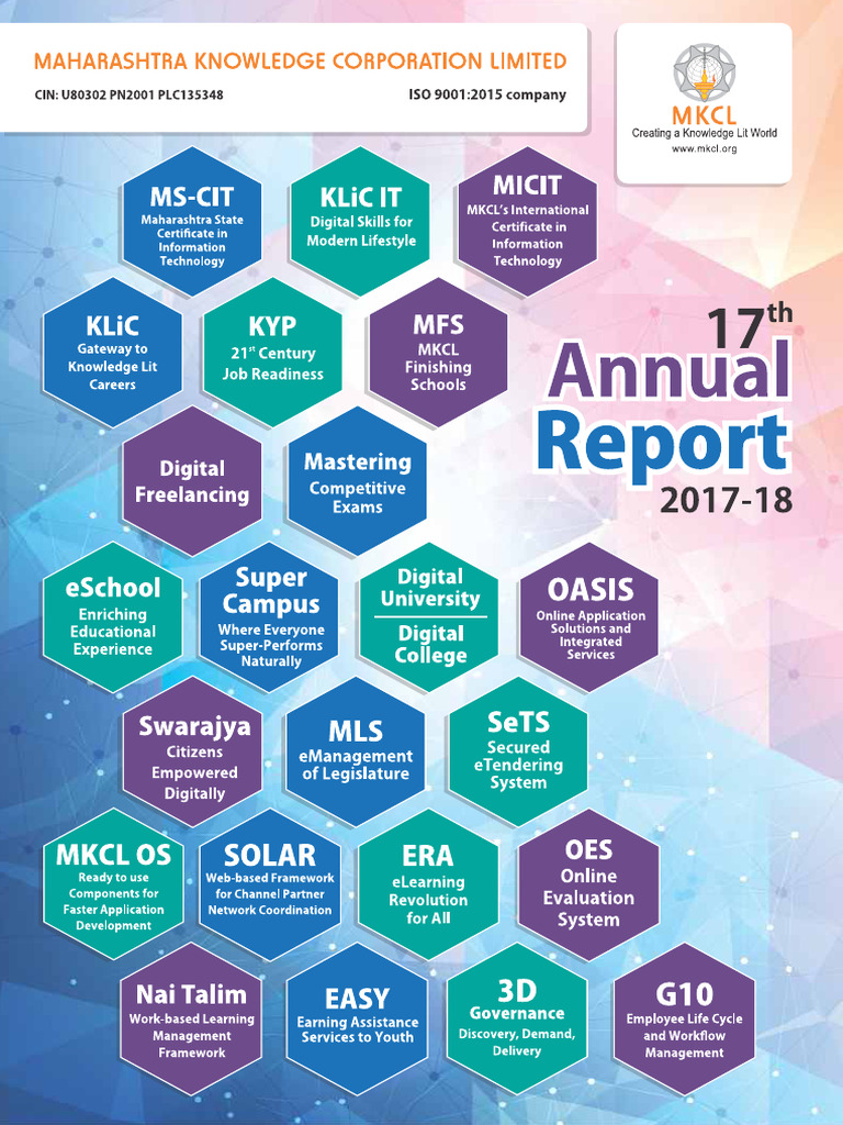 MKCL Ar 2018 | PDF | Educational Technology | Learning