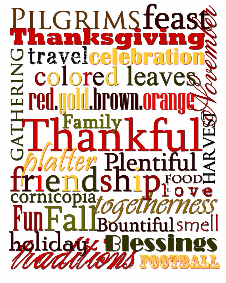 Thanksgiving Subway Art | PDF