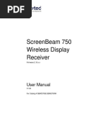 ScreenBeam Configurator User Manual | PDF | Windows 10 | Usb