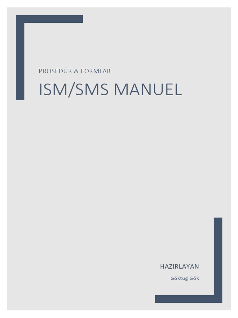 Ism: SMS Manuel | PDF