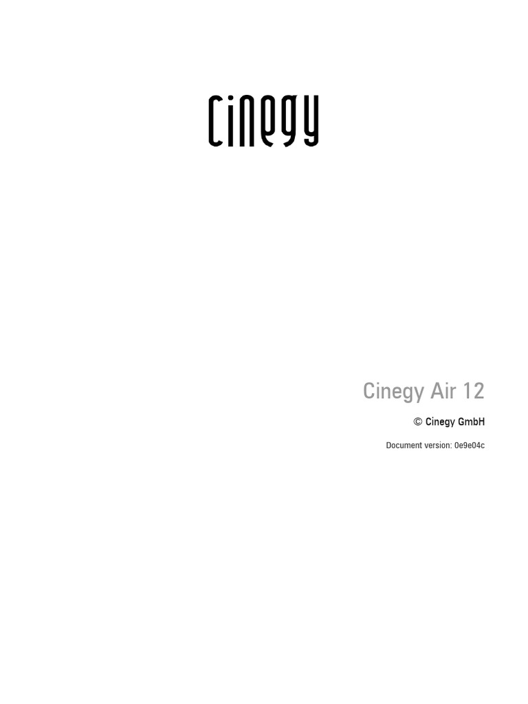 Cinegy Air 12 | PDF | Computer File | Software