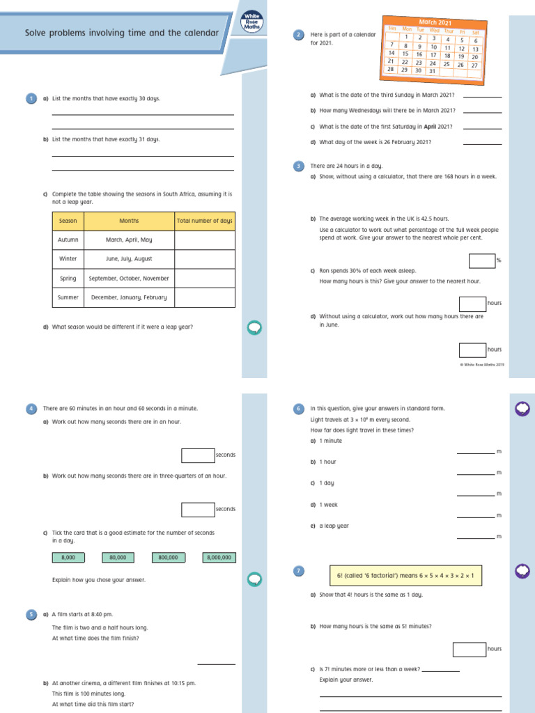 (457752) 11 Solve Problems Involving Time and The Calendar | PDF