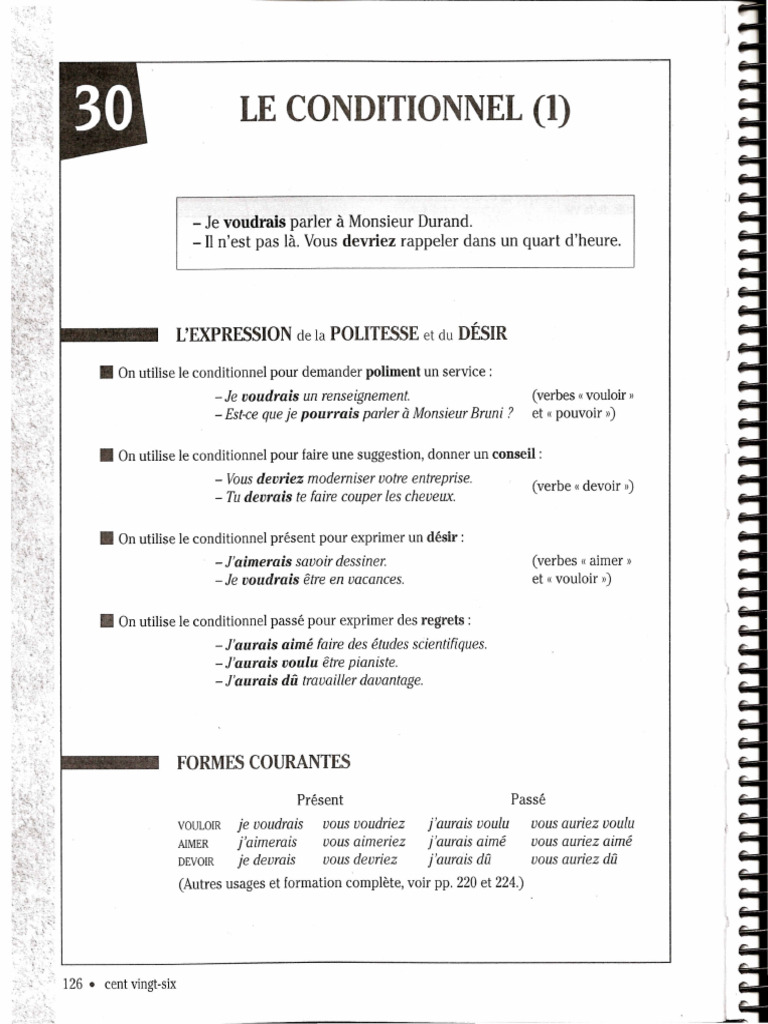 08 Conditionnel Present Et Passe Et Hypotheses | PDF | Mécanique du ...