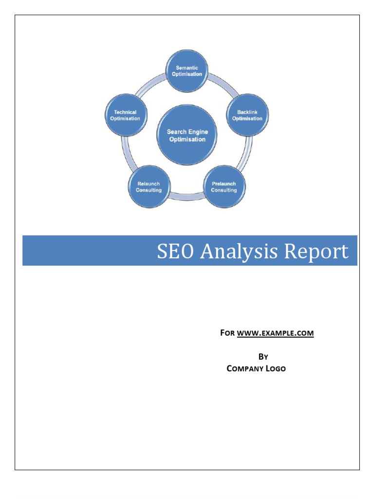 SEO Analysis Report Search Engine Optimization Web Search Engine 