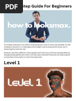 The Ultimate Looksmaxxing Cheat Sheet | PDF | Self-Improvement | Wellness