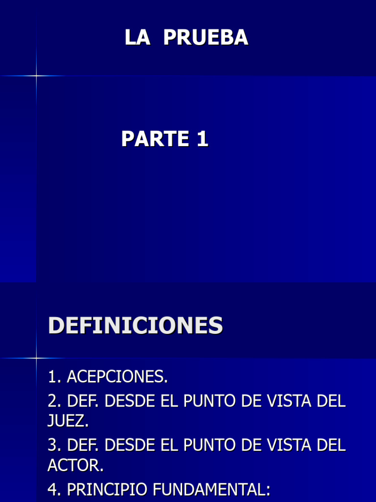 9 La Prueba | PDF