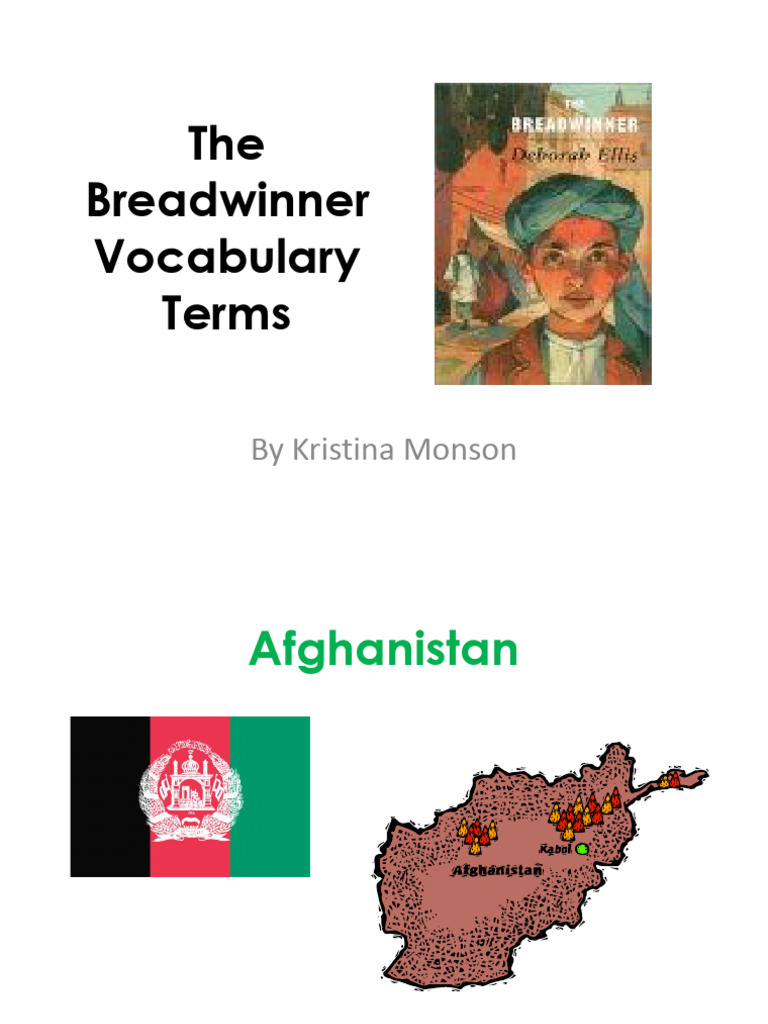 The Breadwinner Vocabulary Power Point | PDF | Religion & Spirituality
